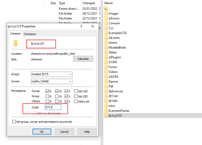 Démonstration - Publication du site web